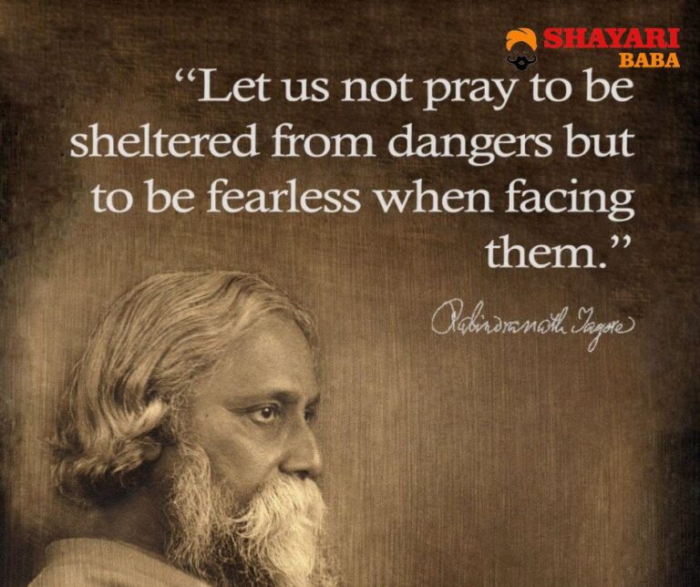 100+ Rabindranath Tagore Quotes - Shayari Baba