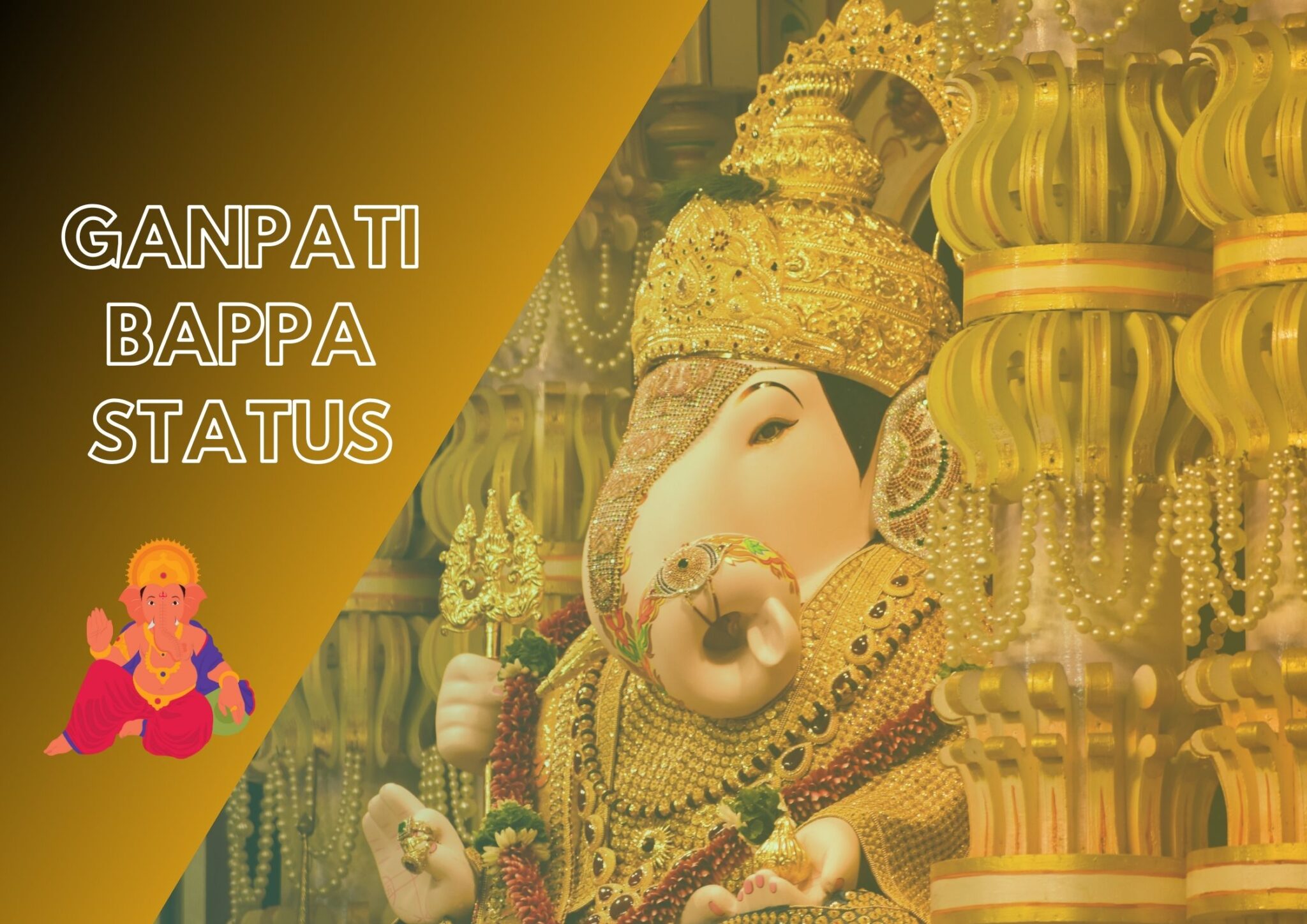 100+ Best Ganpati Bappa Status in Hindi - Shayari Baba