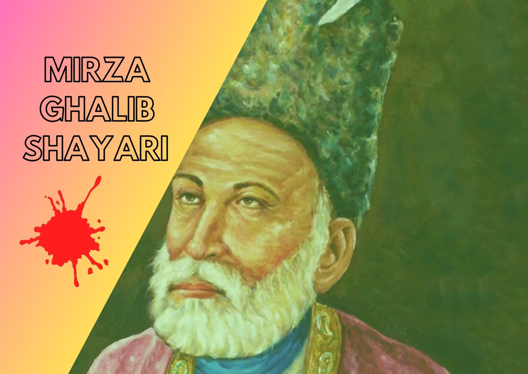 100+ Mirza Ghalib Shayari in Hindi - Shayari Baba