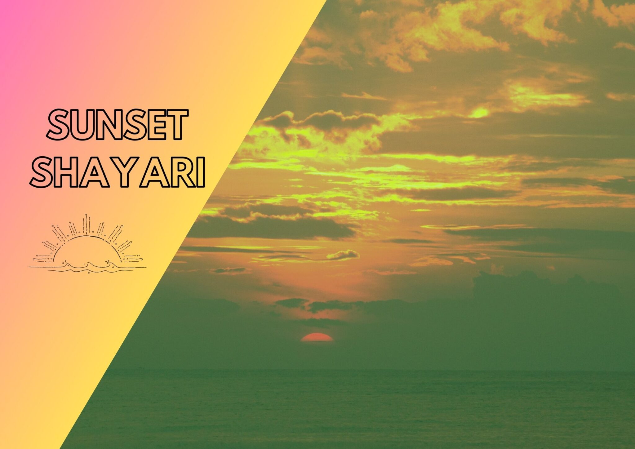 100+ Sunset Shayari in Hindi - Shayari Baba