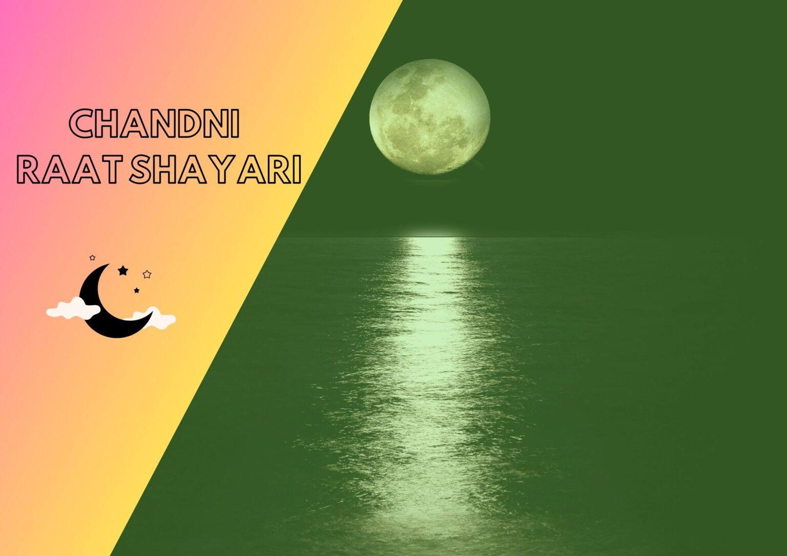 100+ चांदनी रात पर शायरी- Chandni Raat Shayari in Hindi