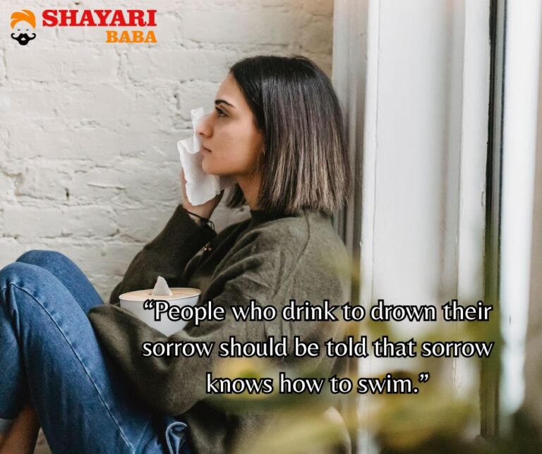 100+ Sorrow Quotes - Shayari Baba