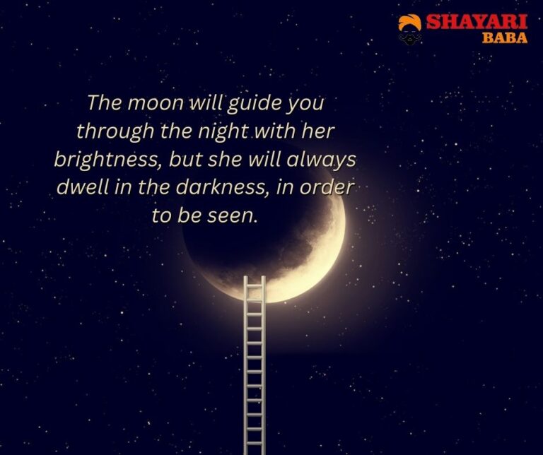 100+ Latest Moon Quotes - Shayari Baba