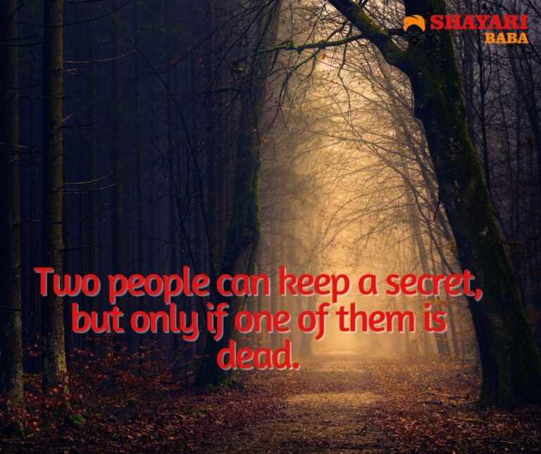 100+ Secrets Quotes - Shayari Baba