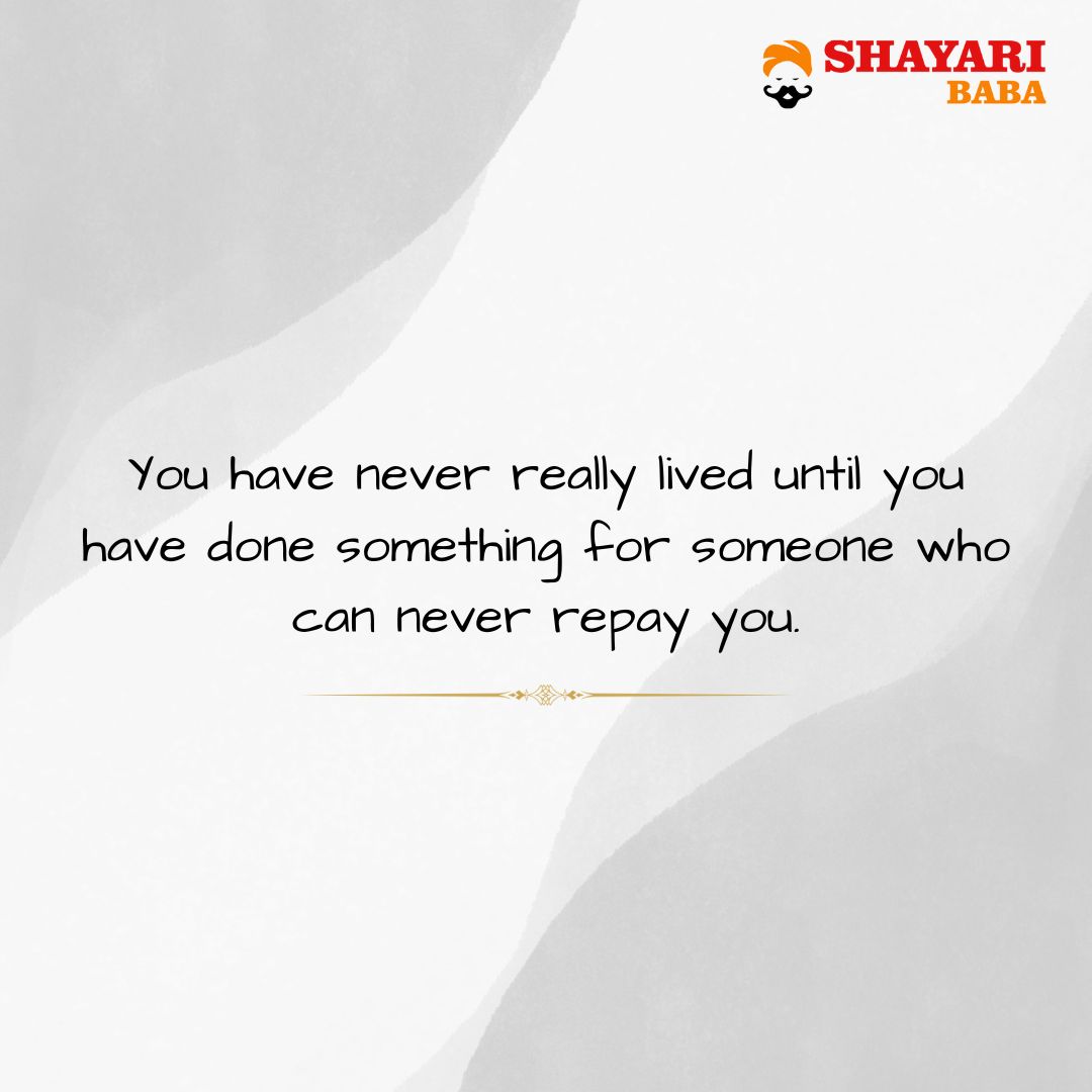 100+ Charity Quotes - Shayari Baba