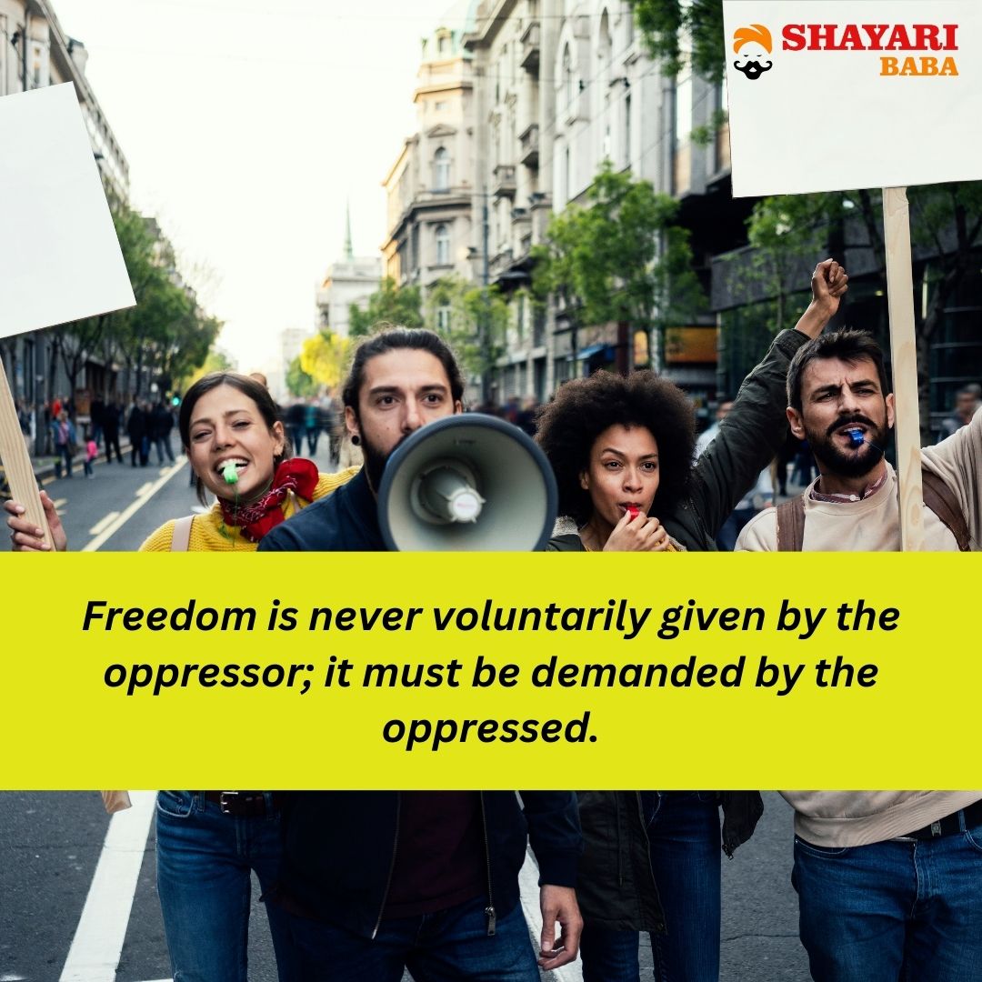 100+ Protest Quotes - Shayari Baba