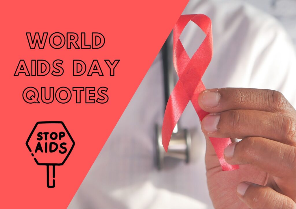 World Aids Day Motivational Quotes| Aids Day Poster - Shayari Baba