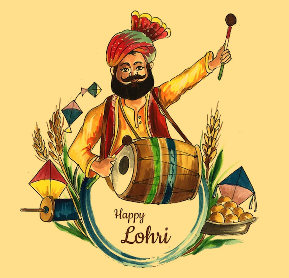 100+ Happy Lohri Wishes - Shayari Baba