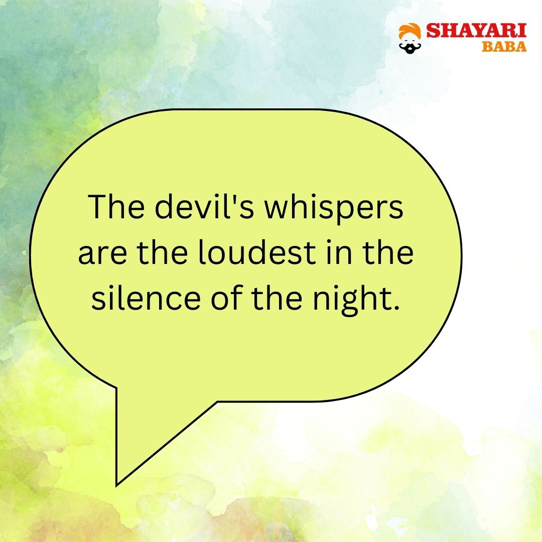 100+ Evil Quotes - Shayari Baba